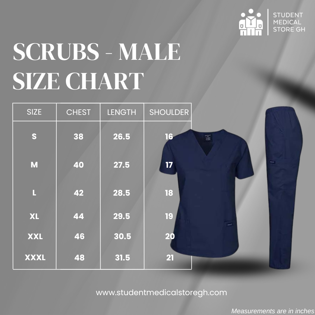 Scrubs Set: MALE/MAN by SMSG – Student Medical Store